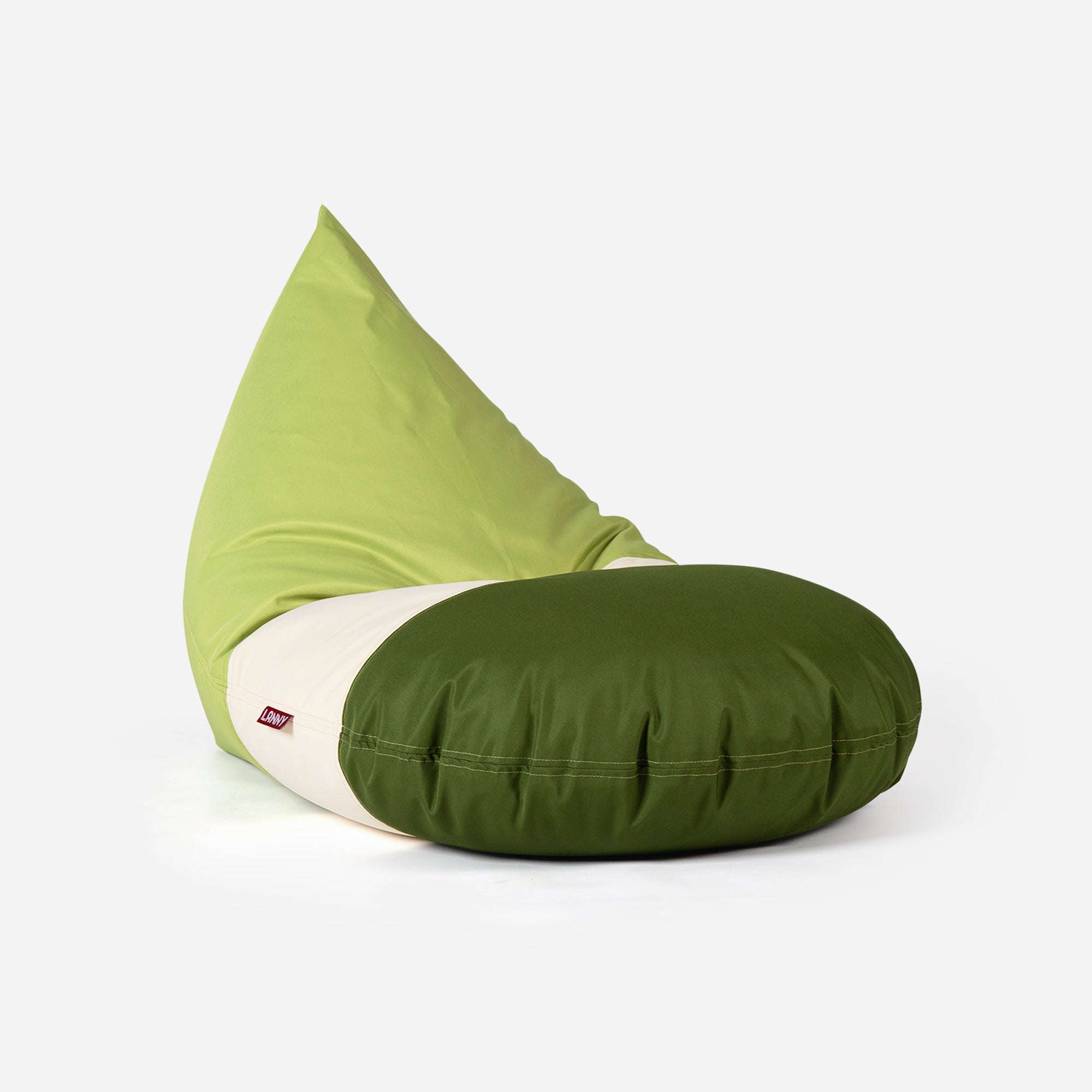 Lanny Pod Outdoor Slim Bean Bag - Olive Grove